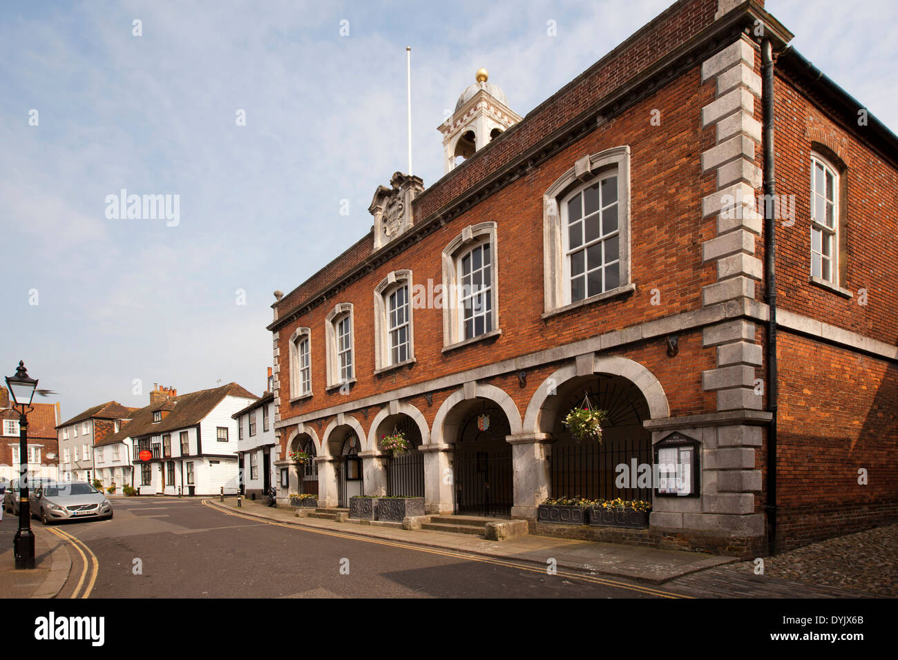 UK, England, East Sussex, Rye, Market Street, Town Hall Stock Photo - Alamy