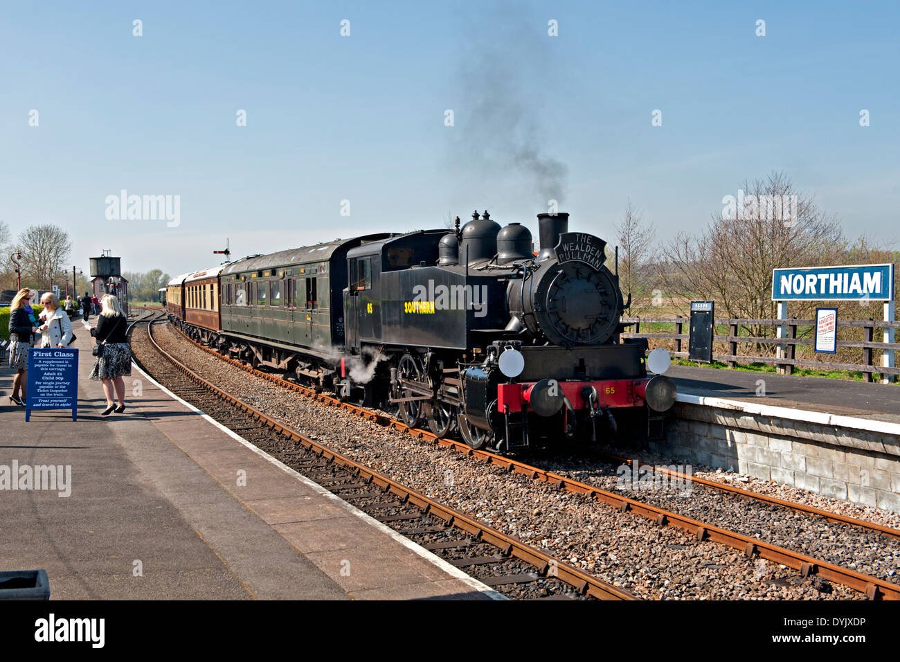 Northiam Station on the Kent & East Sussex Railway with The Wealden ...