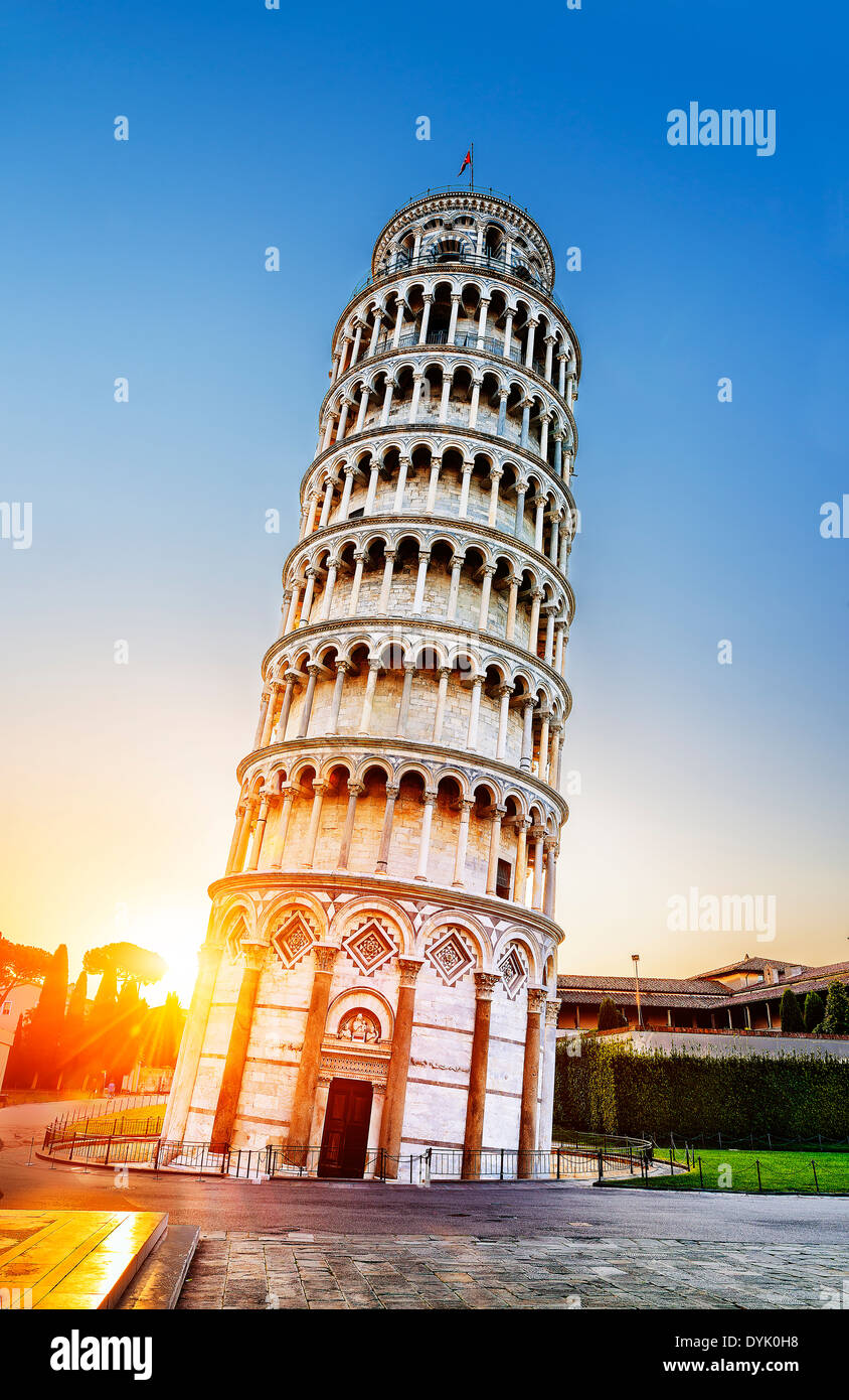 Pisa, place of miracles: the leaning tower and the cathedral baptistery ...