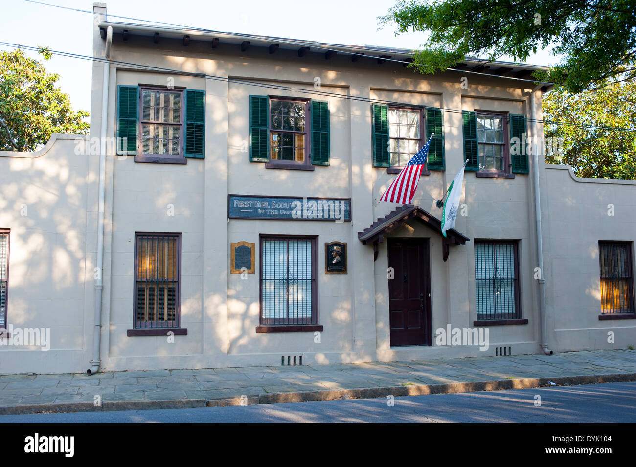 USA Georgia GA Savannah Girl Scouts first headquaters on Drayton Street ...