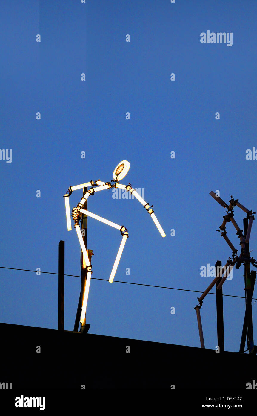 Keyframes Ballet Light Show and Art Installation of Figures Made with ...