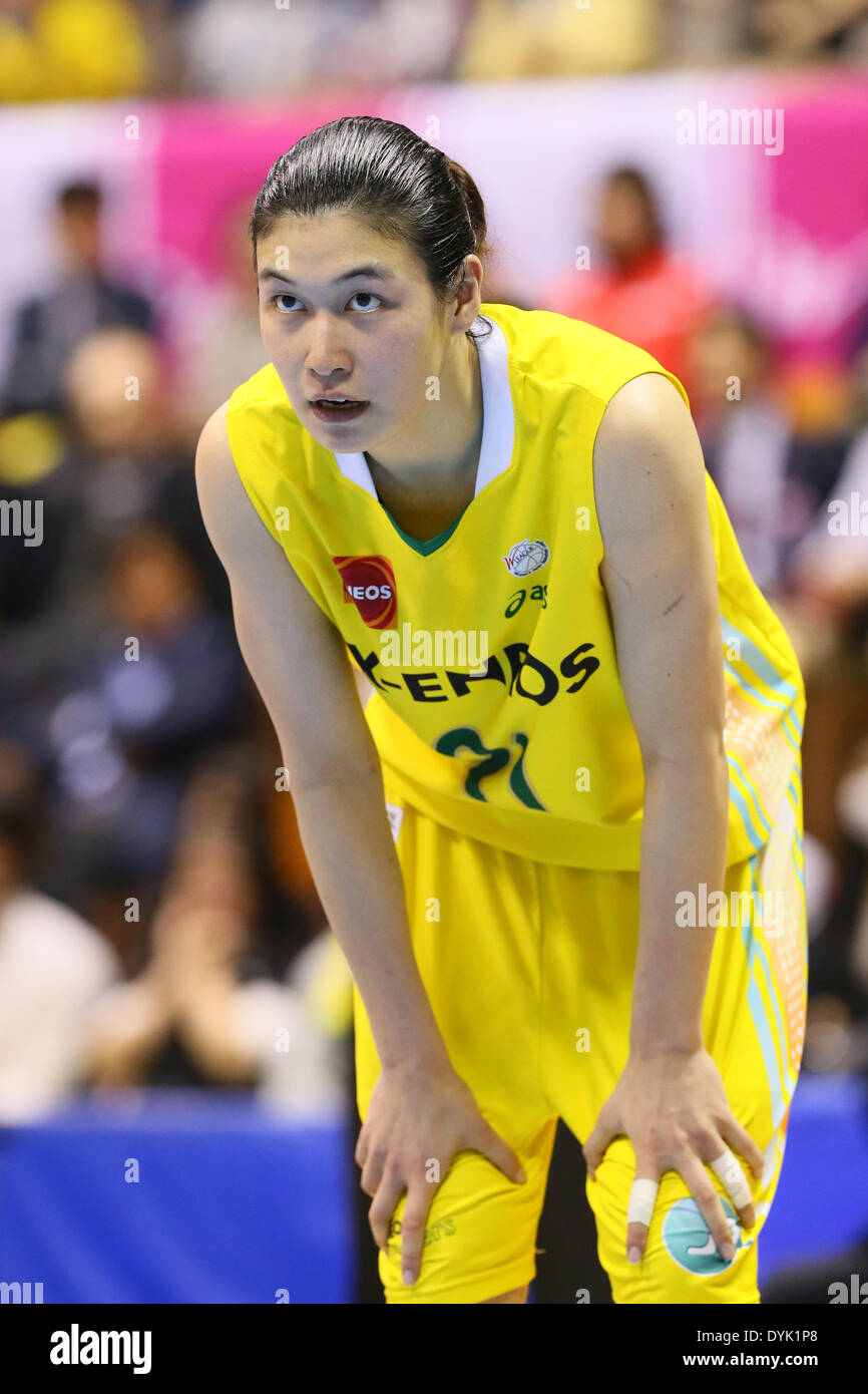Yuka Mamiya (Sunflowers), ARPIL 20, 2014 - Basketball : 13-14 W League ...