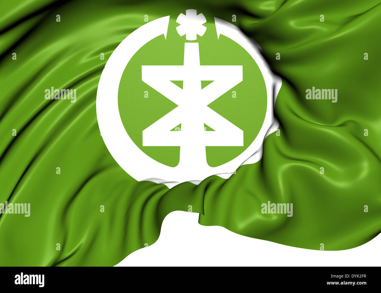Flag of Niigata, Japan. Close Up Stock Photo - Alamy