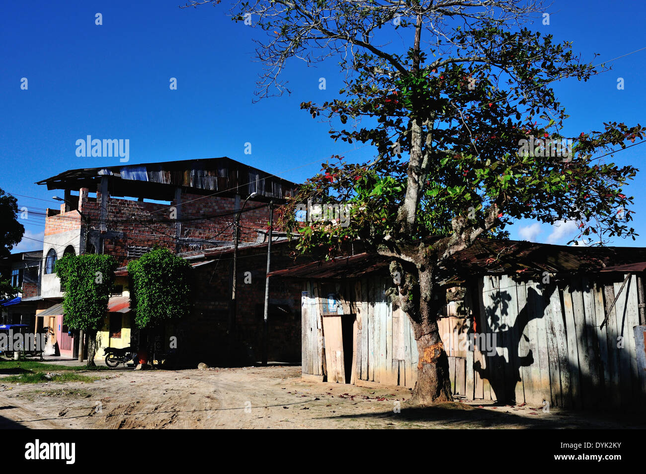 Morona district in IQUITOS. Department of Loreto .PERU Stock Photo - Alamy