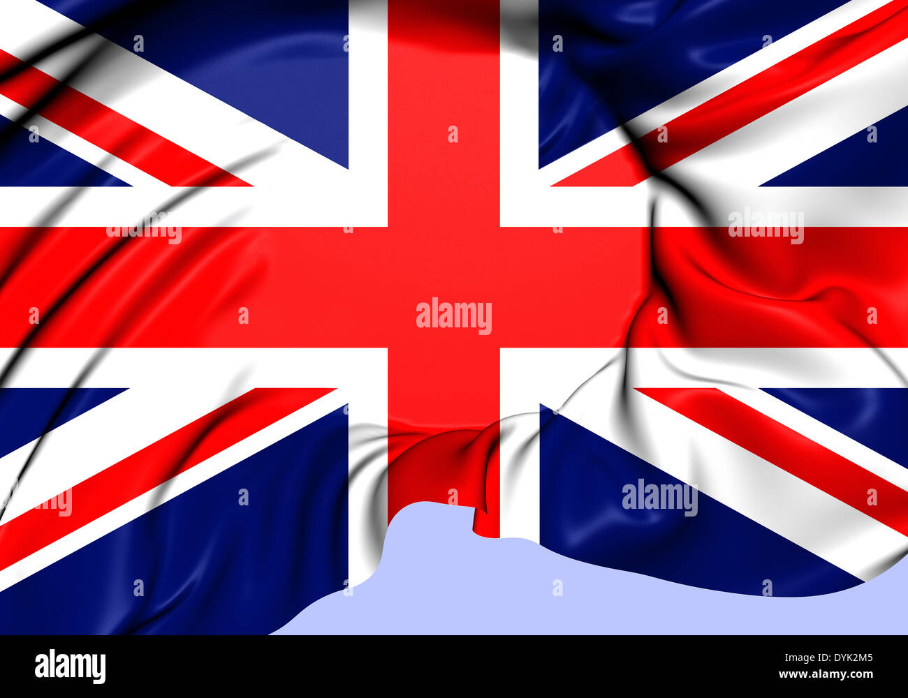 Flag of UK. Close Up Stock Photo - Alamy