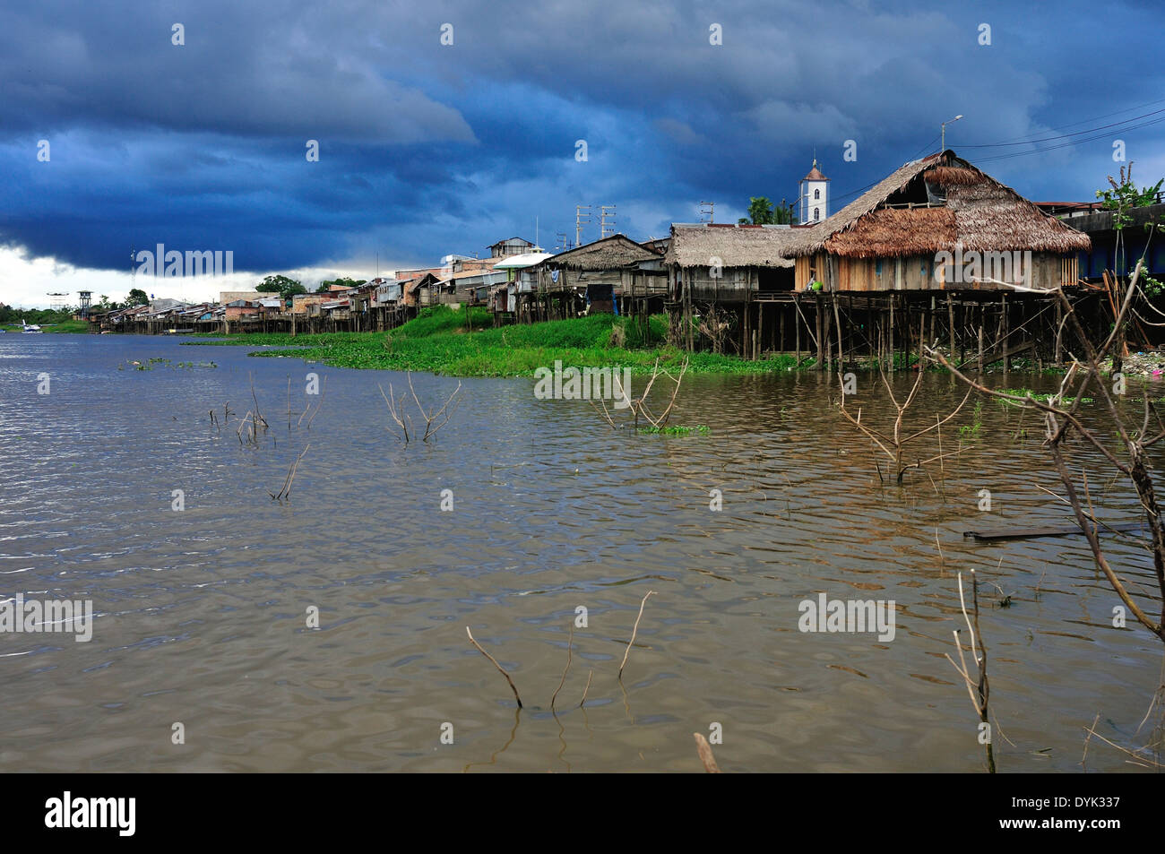 Port of Morona in IQUITOS . Department of Loreto .PERU Stock Photo - Alamy