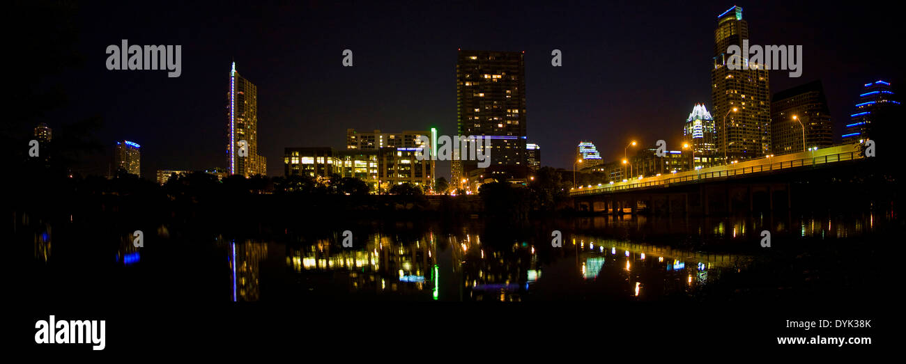 Bridge over Lady Bird Lake, Austin, Texas USA Stock Photo - Alamy