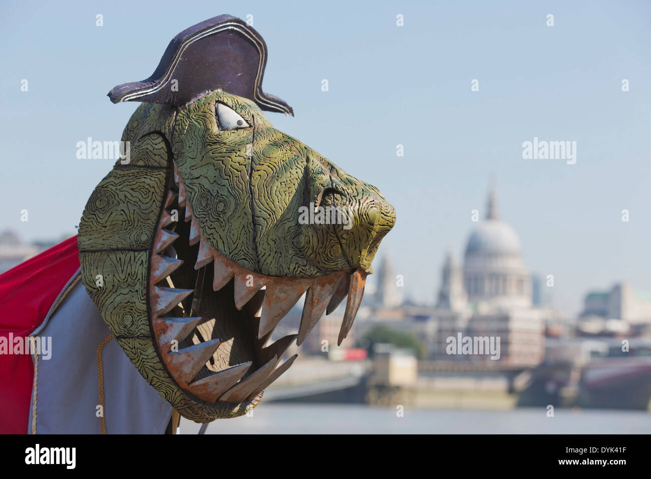 Captain Flinn and the Pirate Dinosaurs, London Wonderground Stock Photo ...