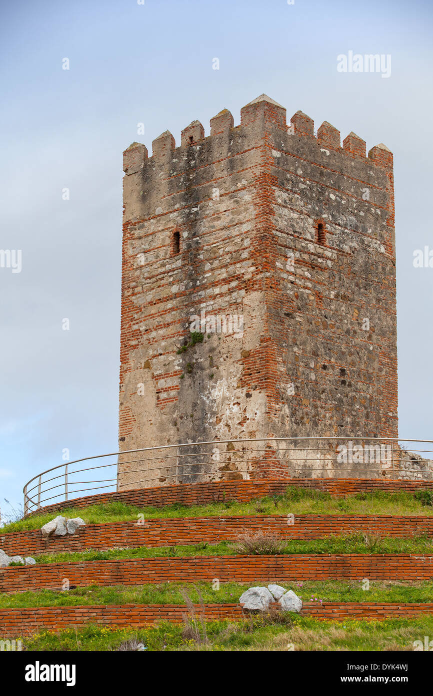 Ancient fortress tower monument in Tangier, Morocco Stock Photo - Alamy