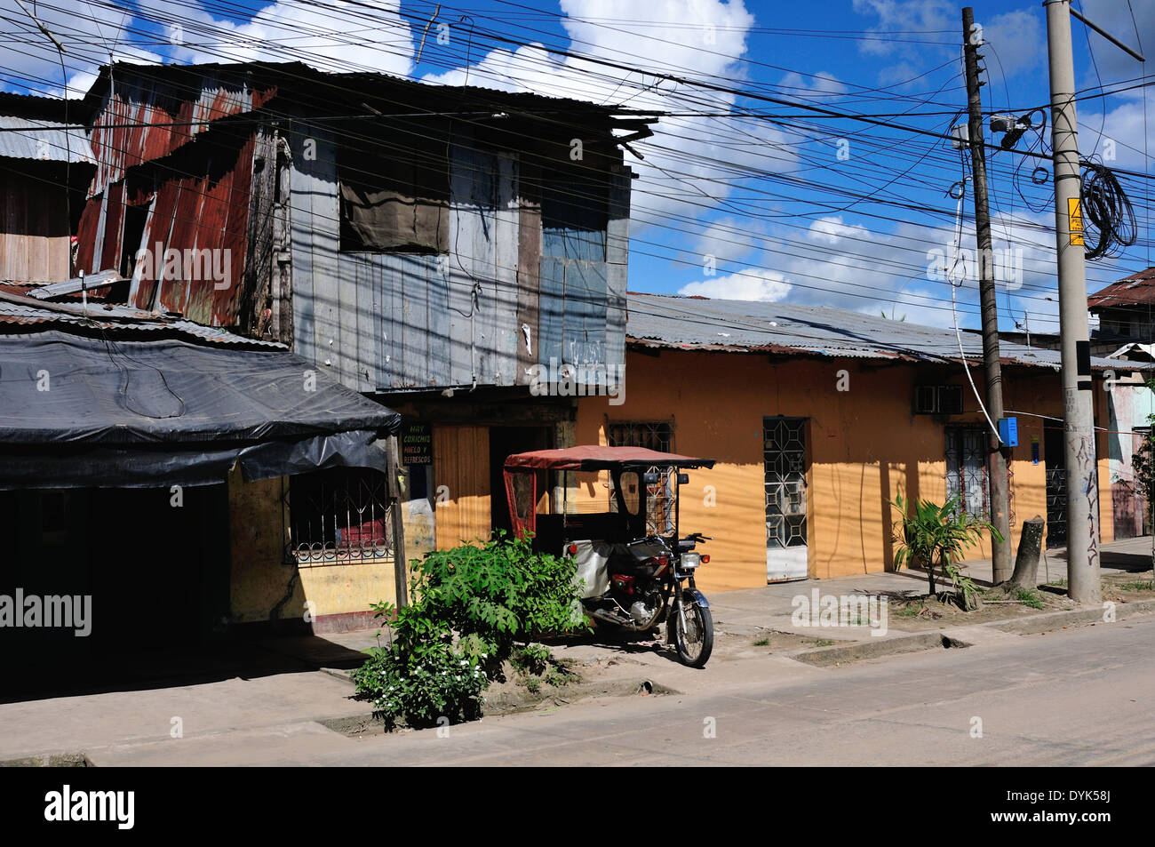 Morona district in IQUITOS. Department of Loreto .PERU Stock Photo - Alamy