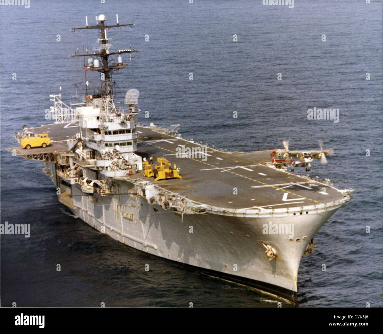 The Canadair CL-84 Dynavert, operating from the USS Guadalcanal (LPH-7 ...