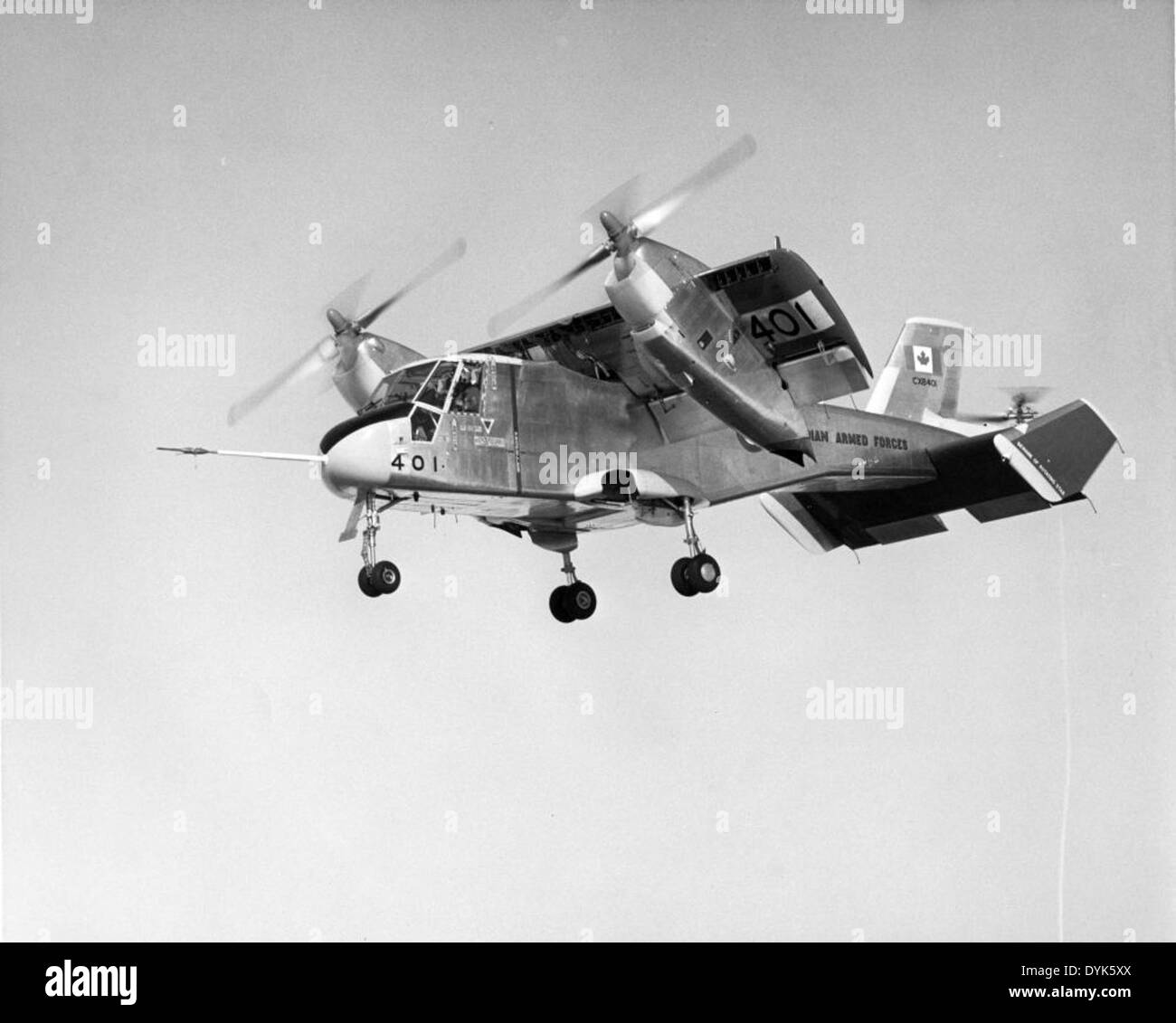 The Canadair CL-84 Dynavert, serial number 12628-3, was an experimental ...