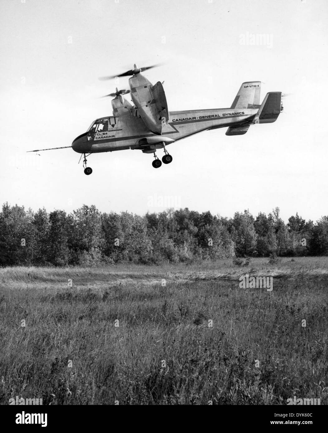 The Canadair CL-84 Dynavert is a tilt-wing, V/STOL (Vertical/Short Take ...