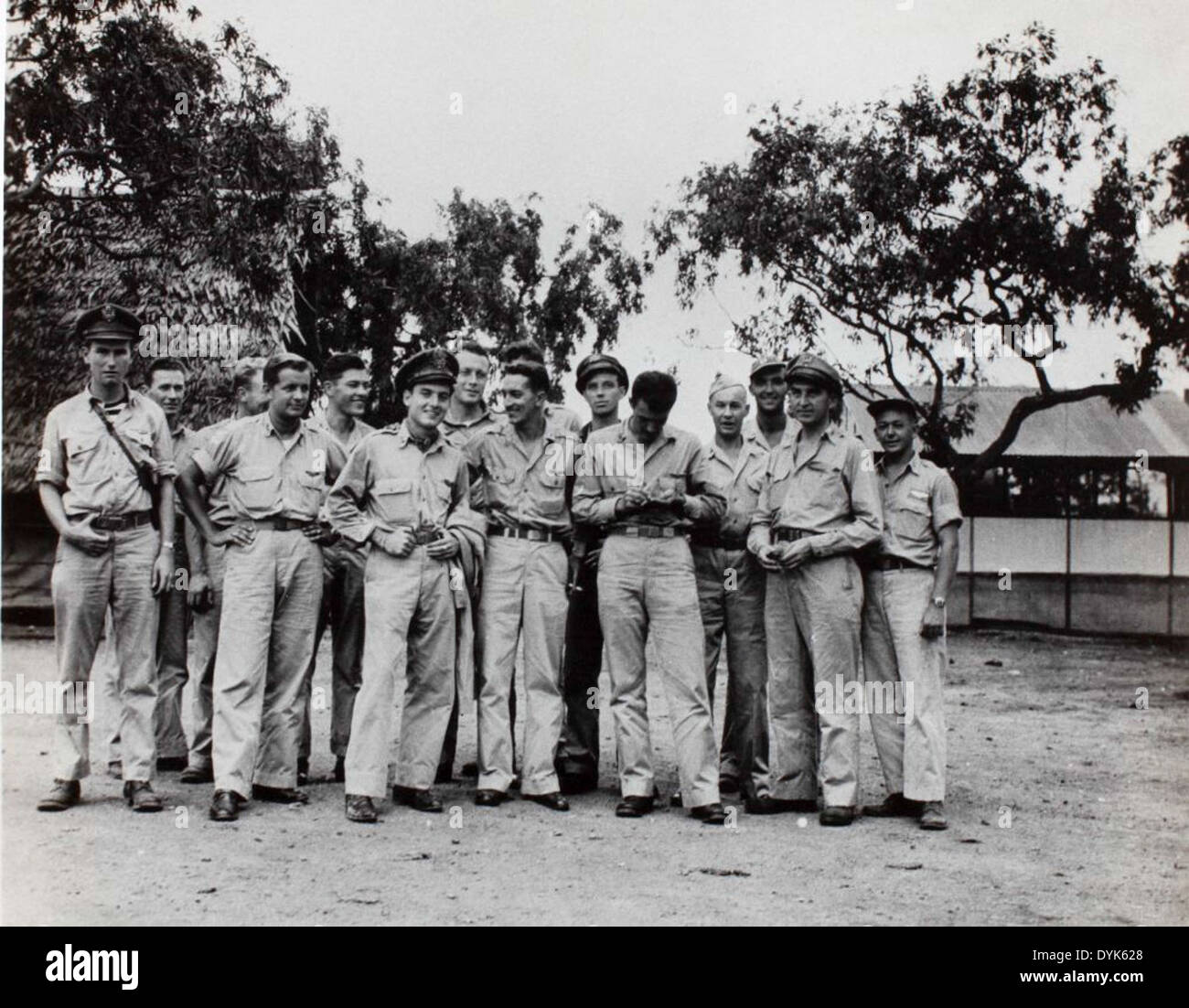This photo shows the aircrews of the 90th Bomb Group, known as the ...