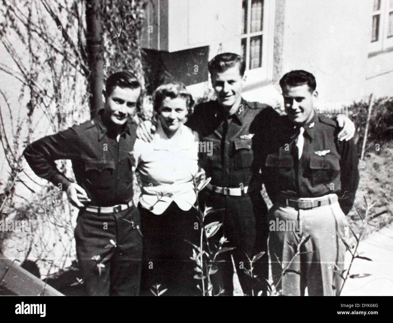 This image from the 90th Bomb Group shows a B-24 bomber, also part of ...