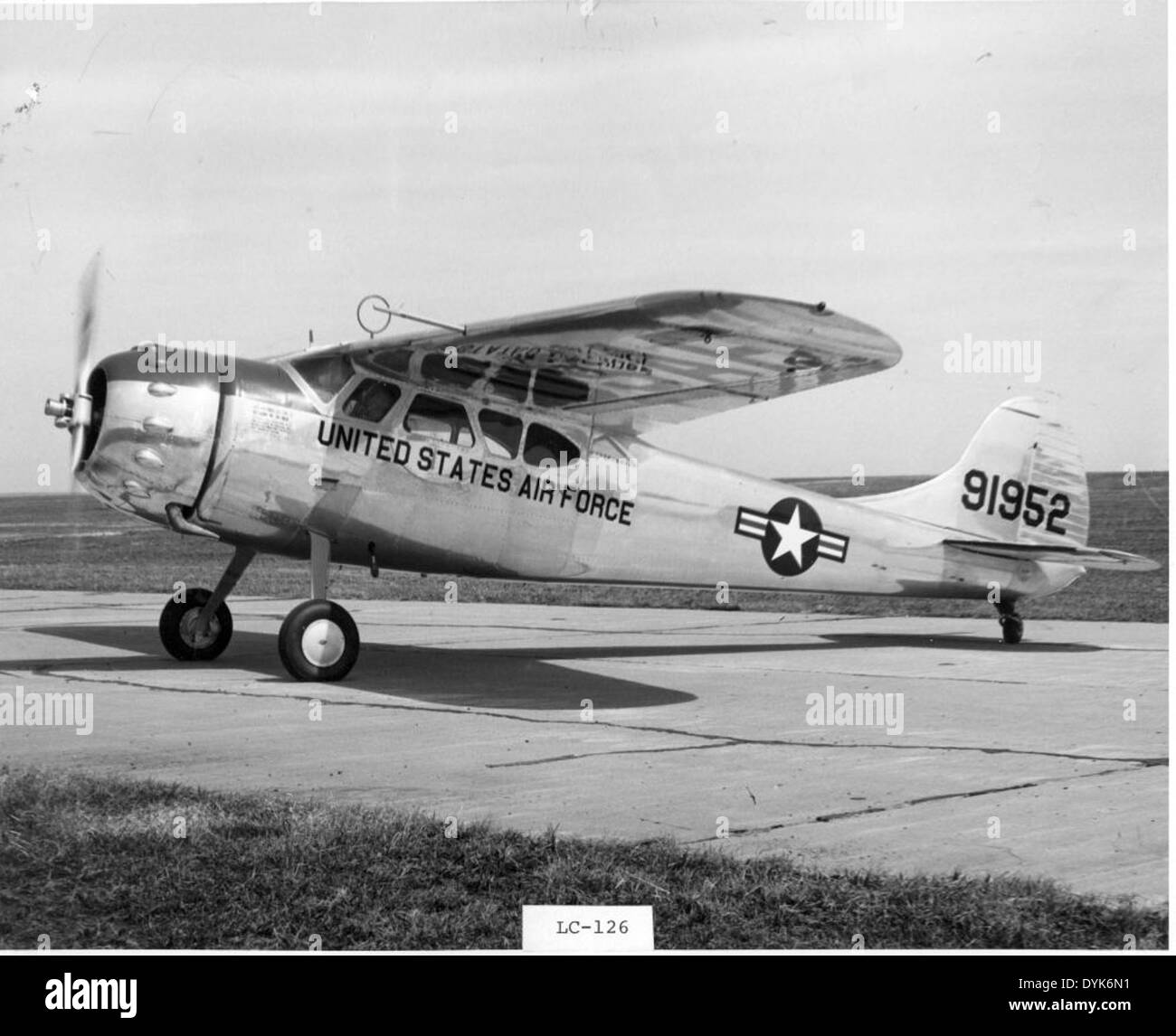 The LC-126A Cessna, a military transport aircraft, was used for ...