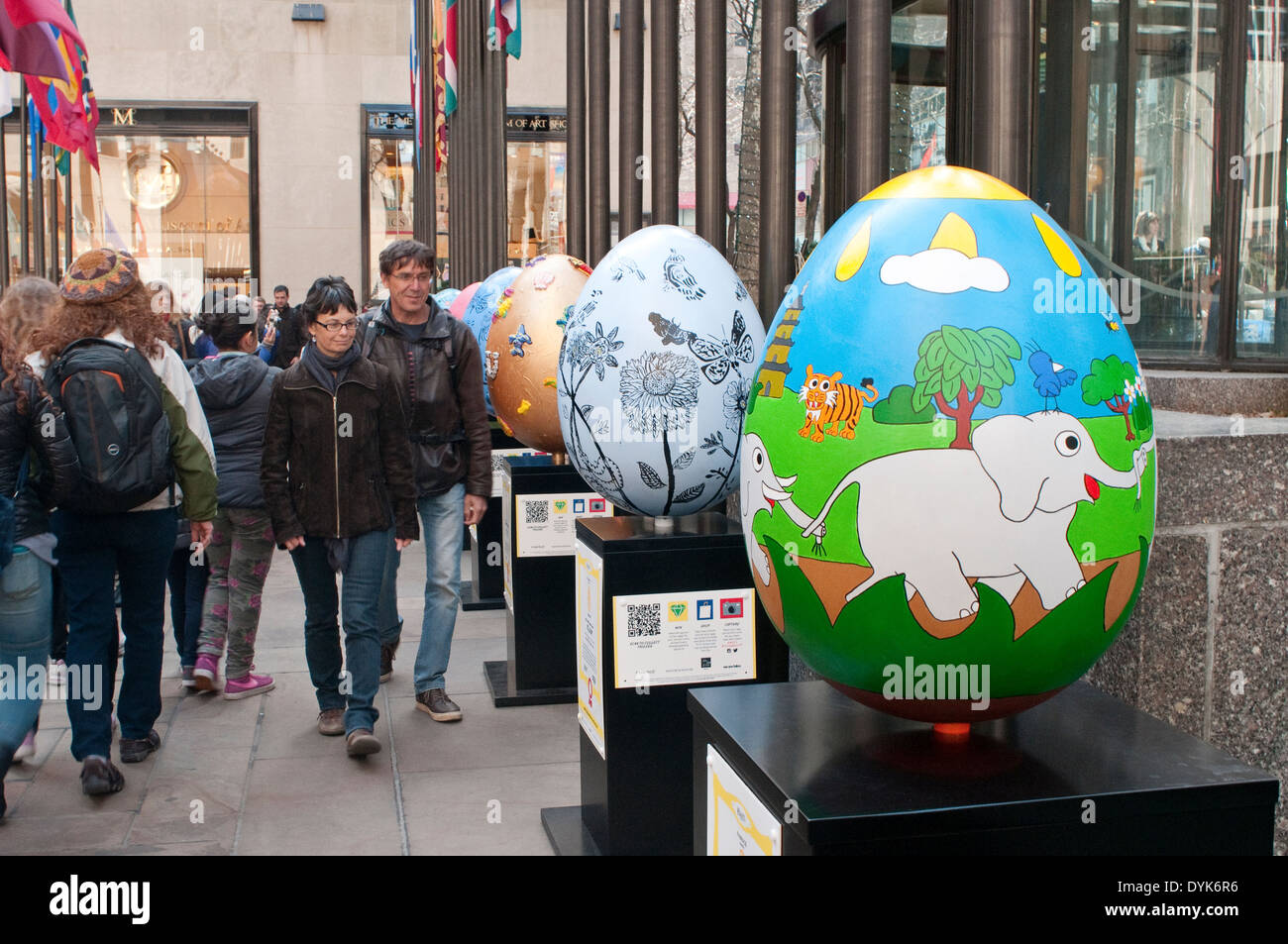 Easter rockefeller center manhattan new hi-res stock photography and ...