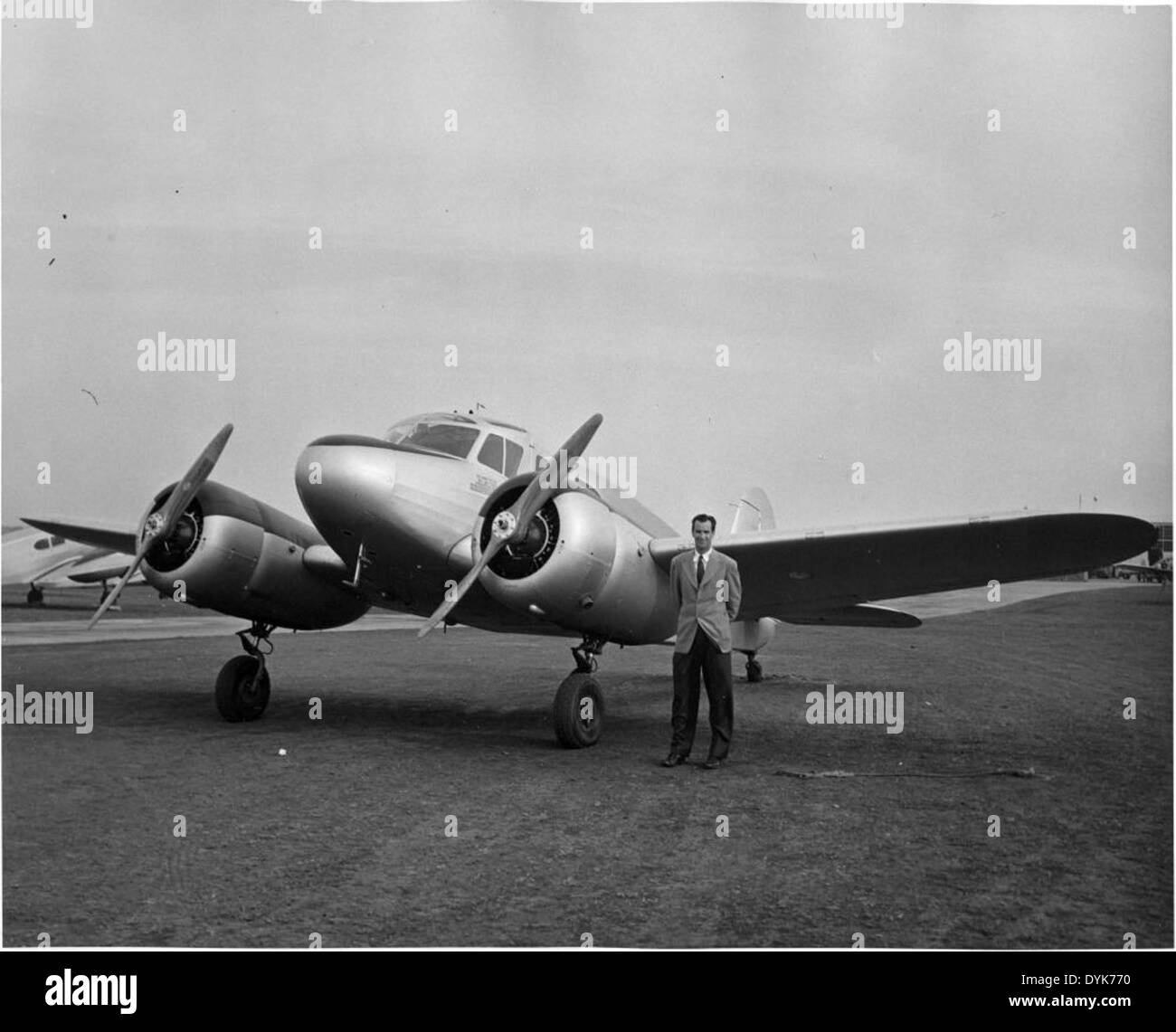 Pilot in air test Black and White Stock Photos & Images - Alamy