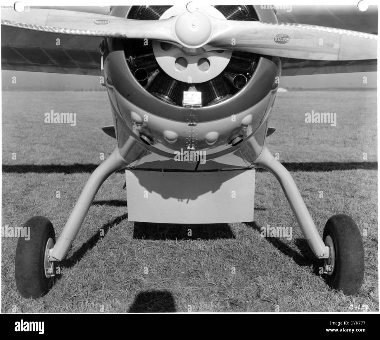 The Cessna C-34, equipped with belly flaps, was flown by test pilot ...