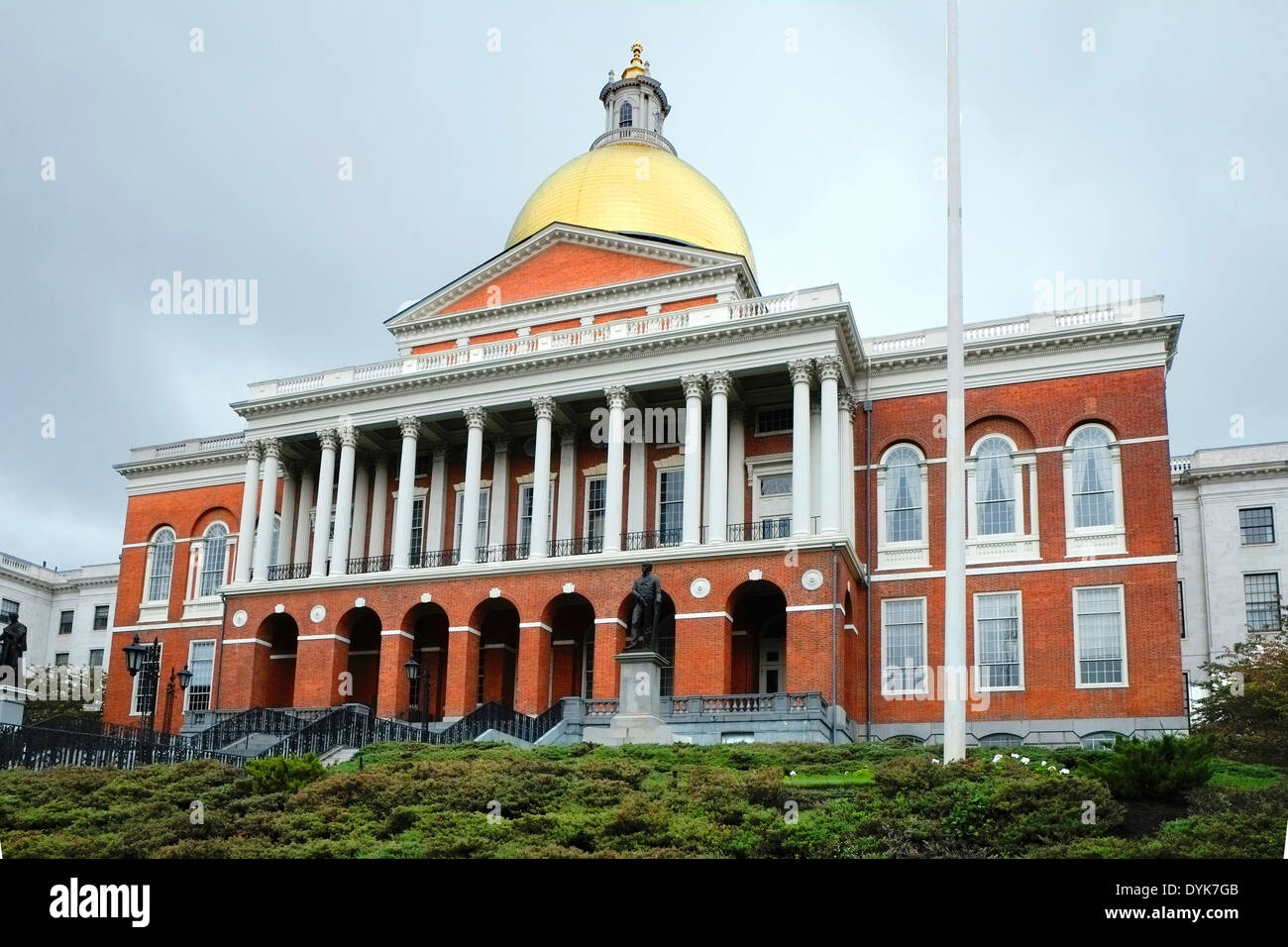 State Capitol Building Statehouse Boston Massachusetts MA Capital Stock ...