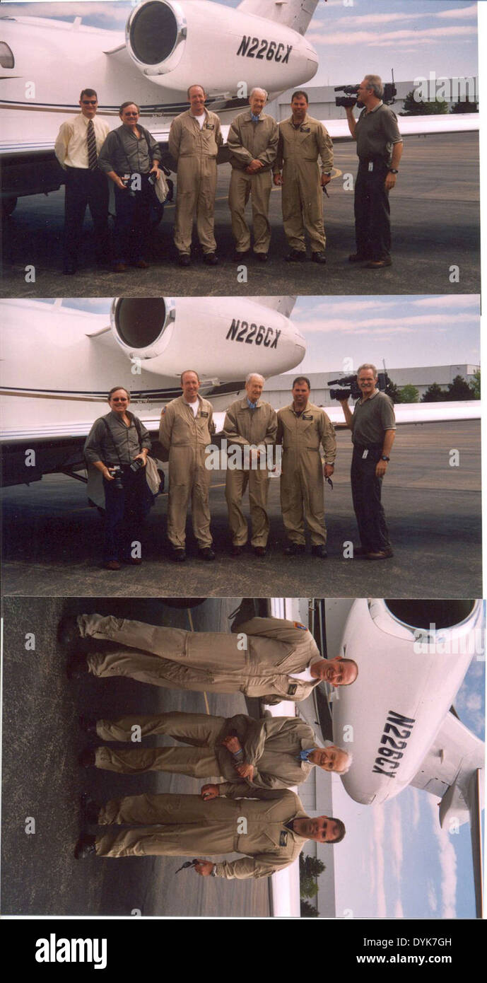 This image features the Cessna Citation 050405, piloted by test pilot ...