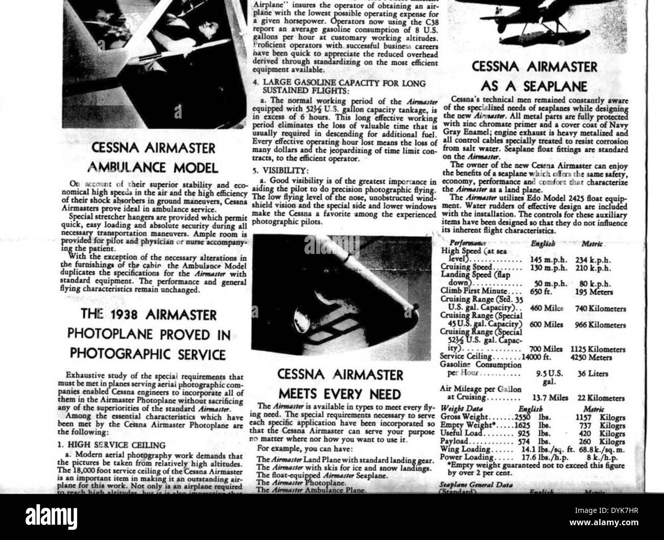 Cessna aircraft test pilot hi-res stock photography and images - Alamy