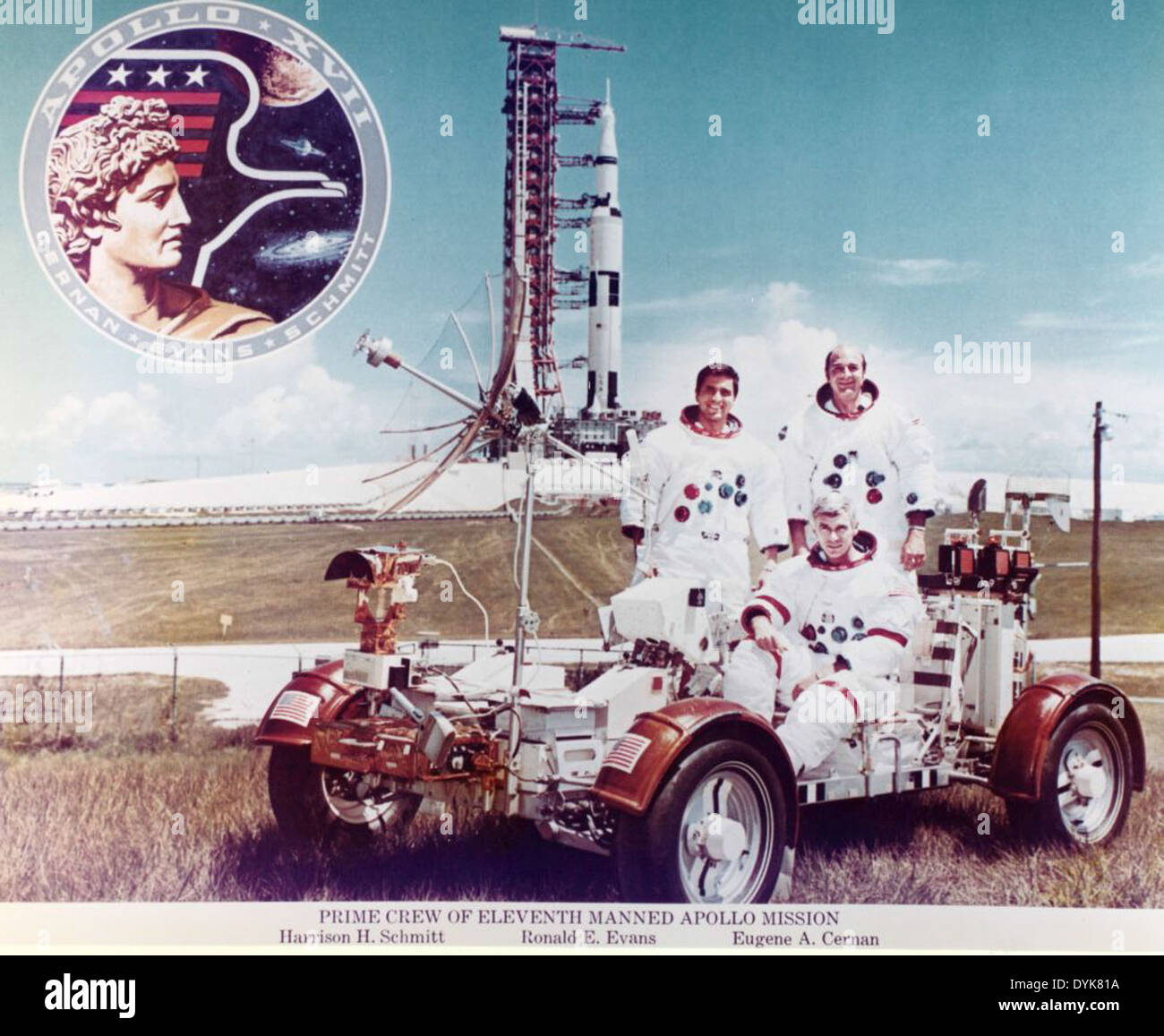 Apollo 17, the final mission of NASA's Apollo program, is represented ...