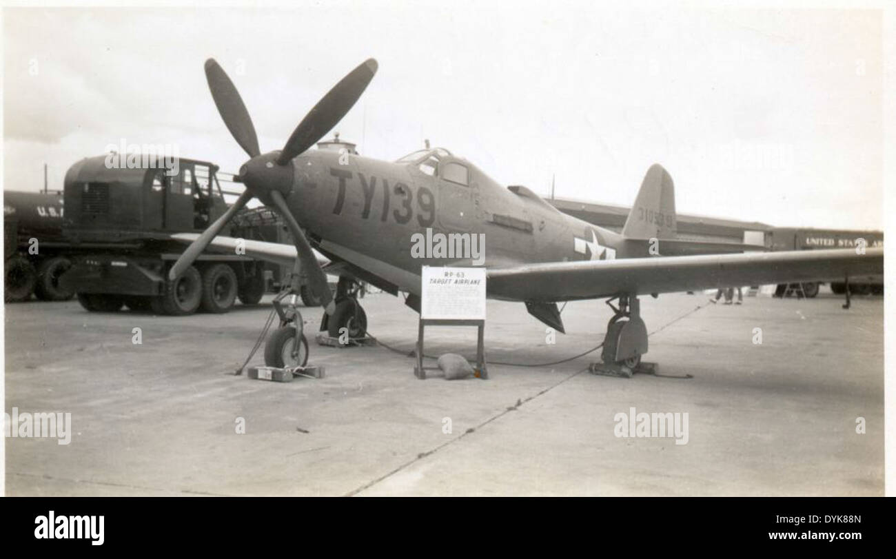 The Bell RP-63 Pinball, a target drone variant of the P-63 King Cobra ...