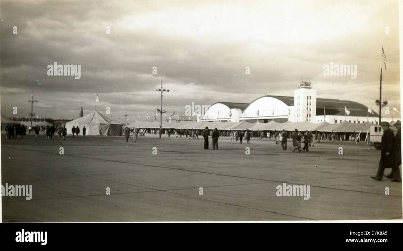 This image depicts the Army Air Forces Fair, an event showcasing U.S ...