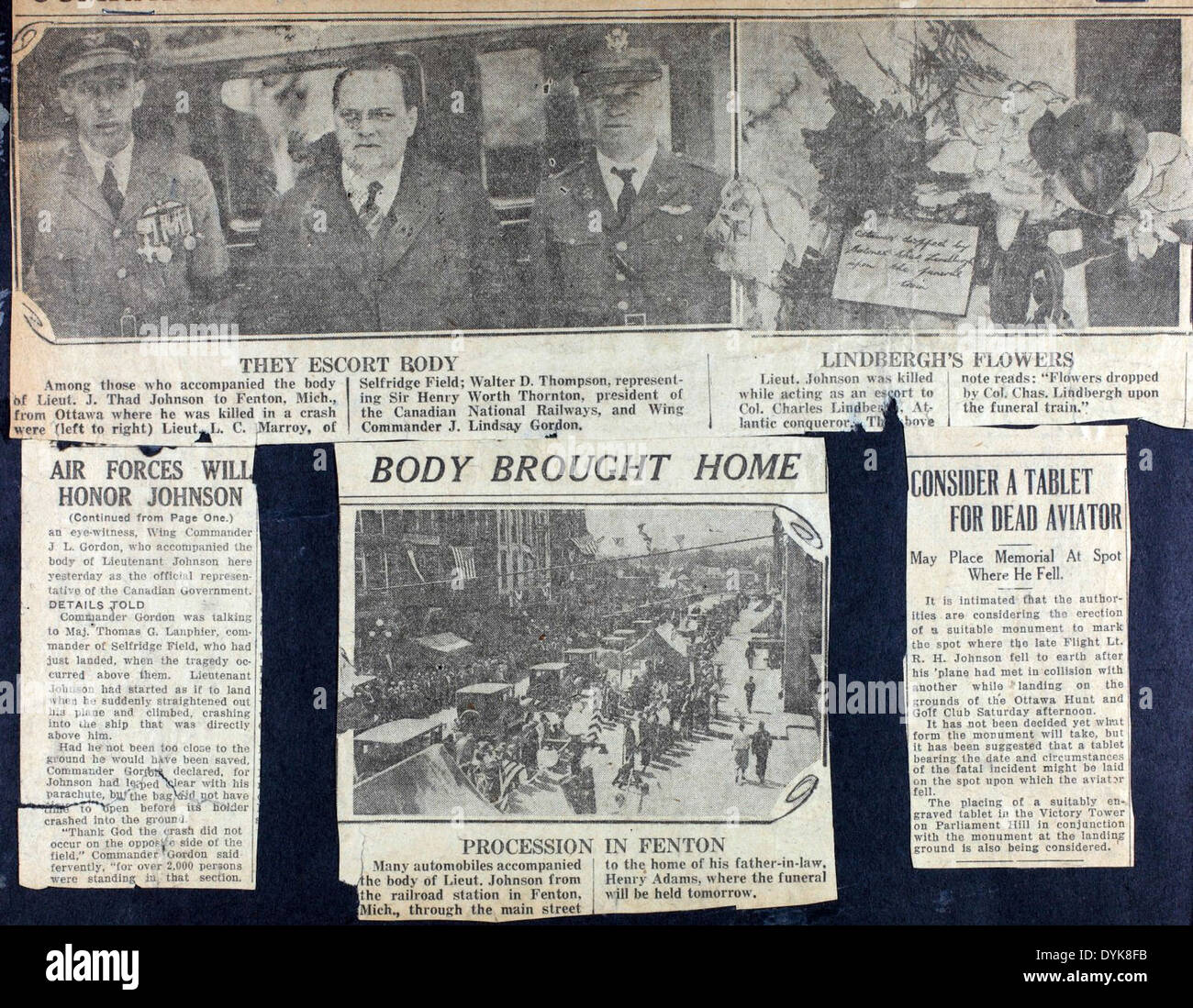 Thaddeus 'Thad' Johnson was a prominent figure in World War One ...