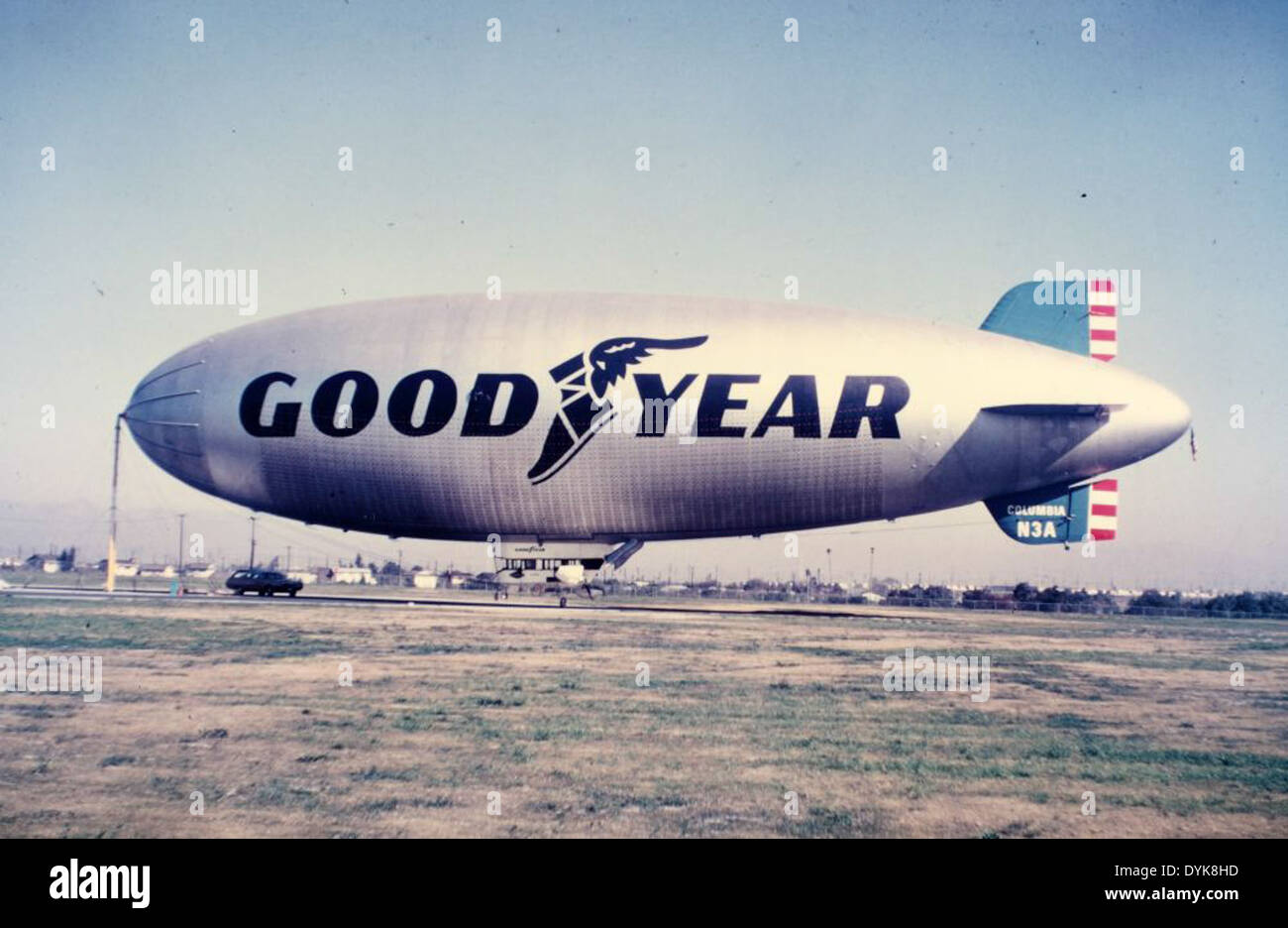 The Goodyear GZ-20A Blimp is a model of a semi-rigid airship used for ...
