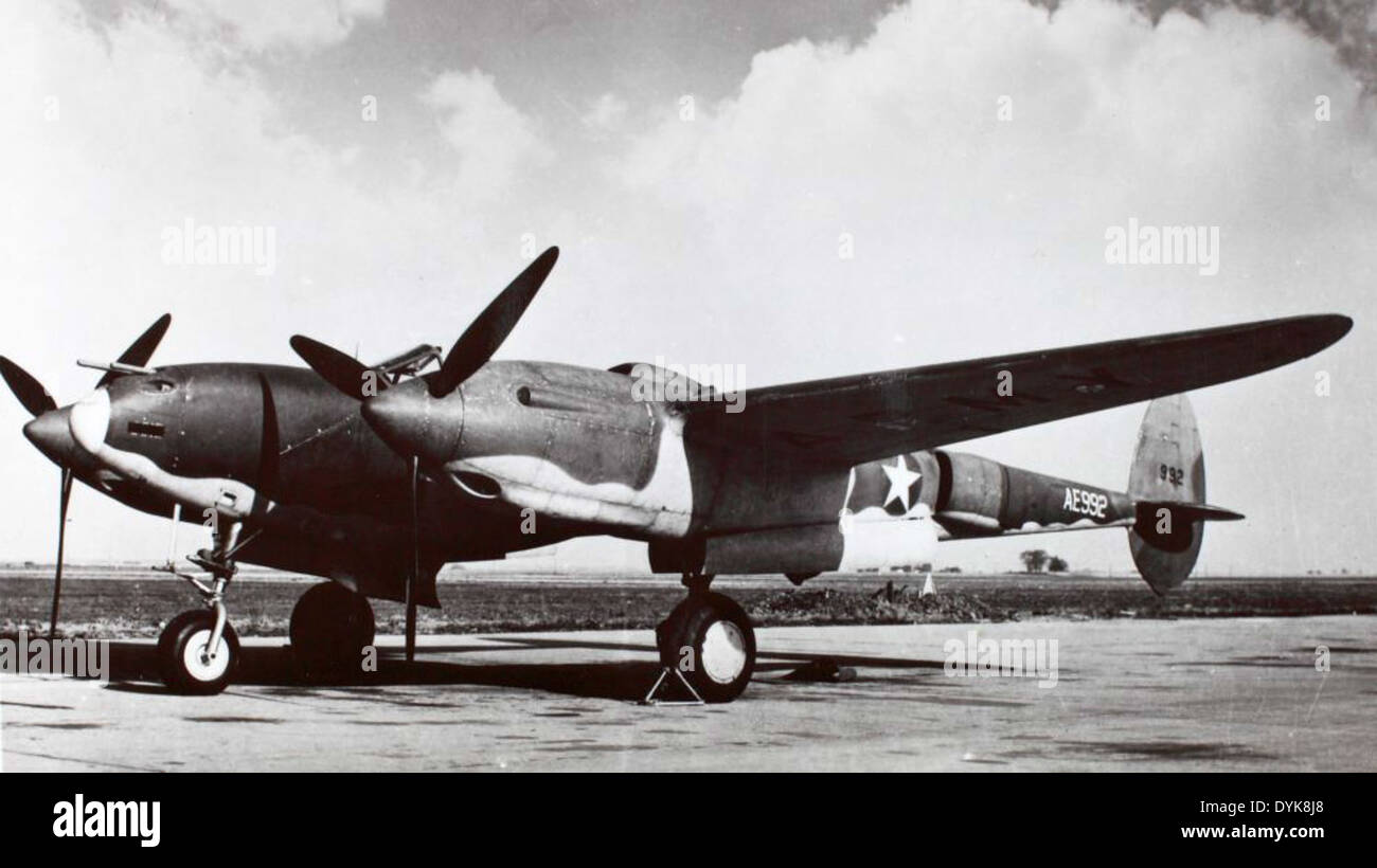 Lockheed P-38 (Model P-322 Stock Photo - Alamy