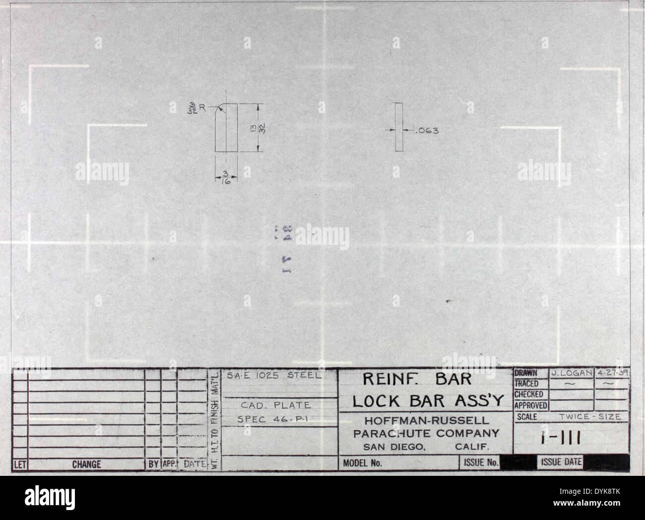The schematic diagram shows the reinforced bar lock assembly used in ...