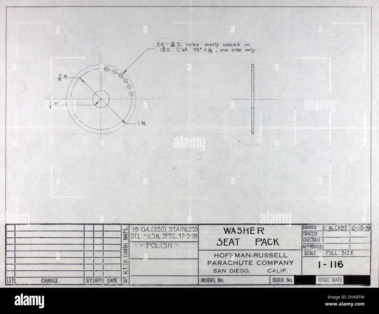 This schematic from James M. Russell illustrates the design of a washer ...