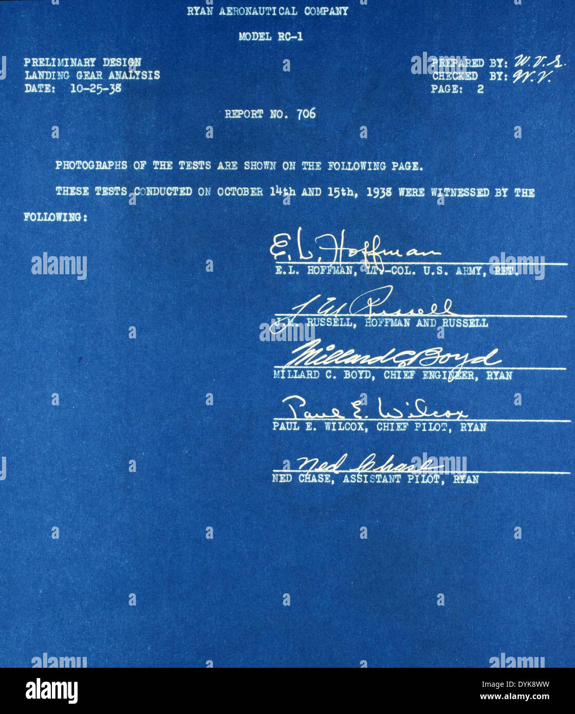 This image showcases preliminary design signatures by James M. Russell ...