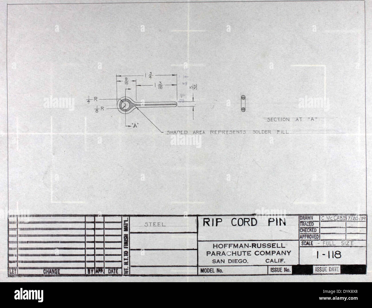 Ripcord parachute hi-res stock photography and images - Alamy