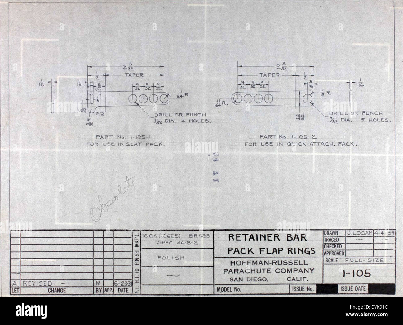 Schematic showing the design of retainer bar pack flap rings, a ...