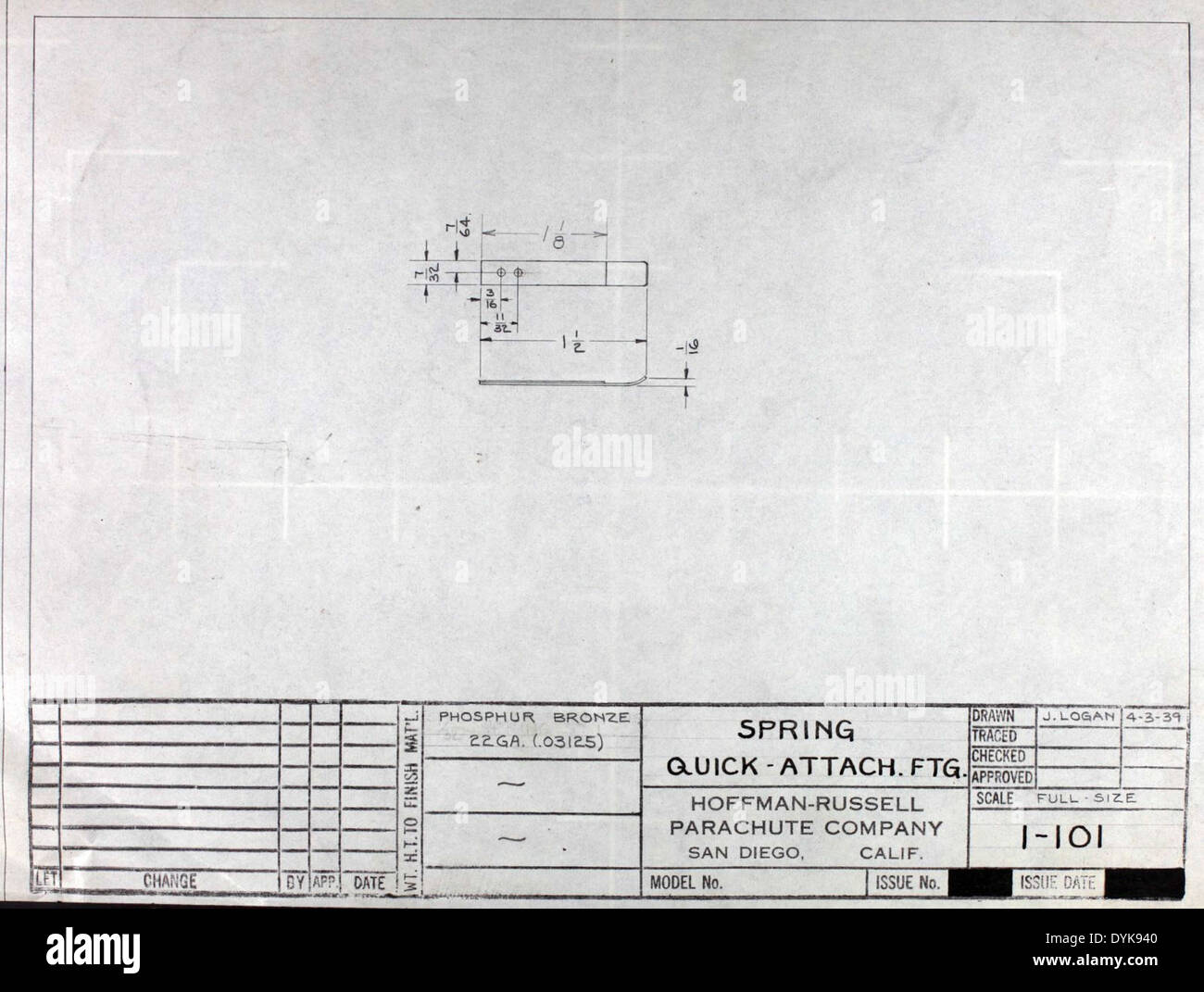 This schematic shows the Spring Quick-Attach FTG, a parachute system ...
