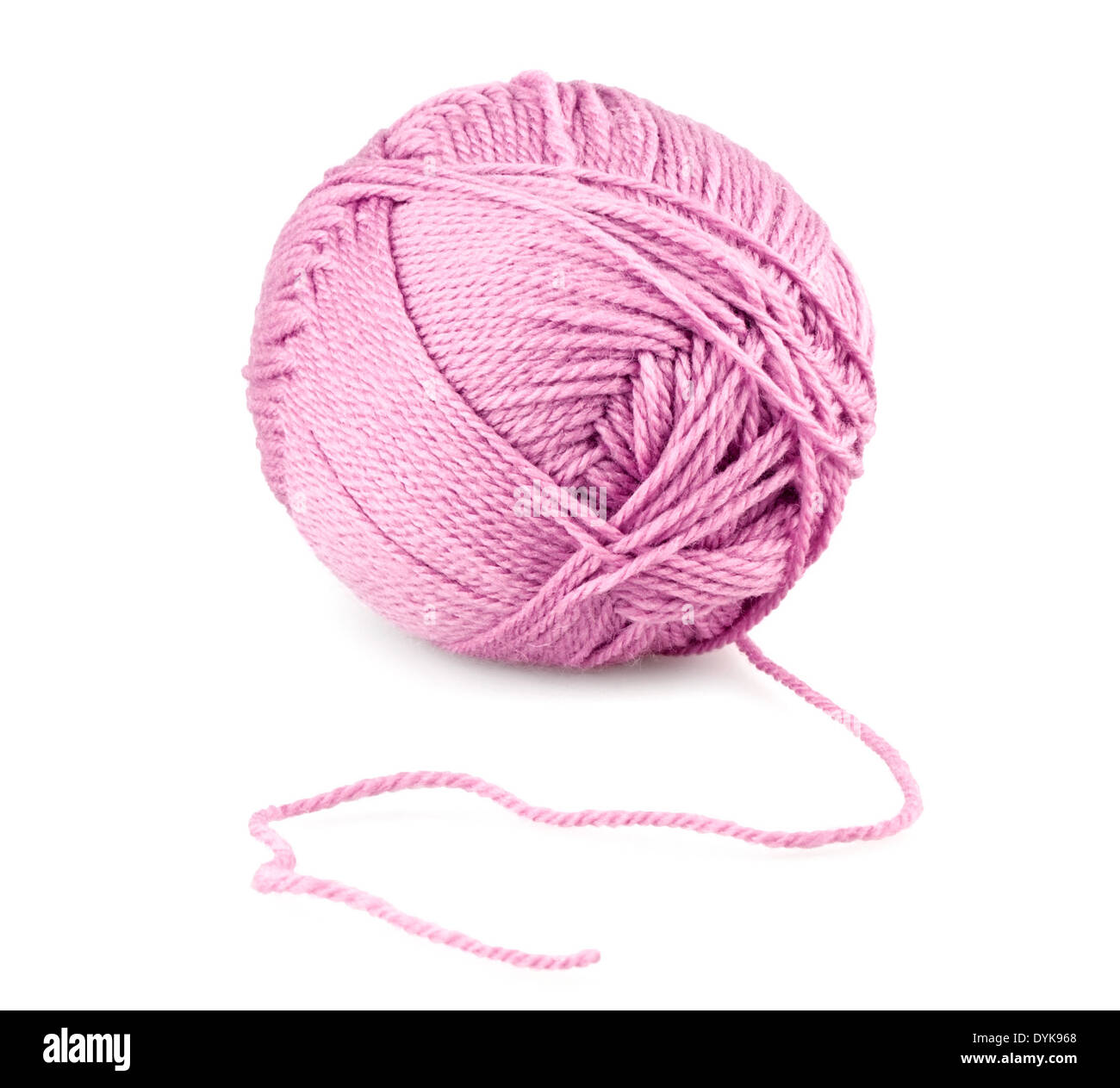 Yarn on white background Stock Photo - Alamy