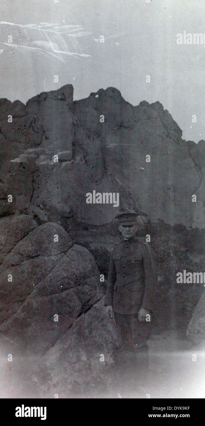 This photograph from Fred Morlan's collection depicts the 110th Corps ...