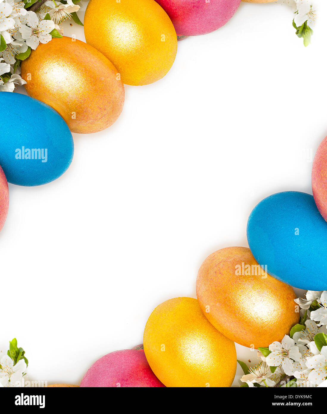 Easter eggs space copy hi-res stock photography and images - Alamy