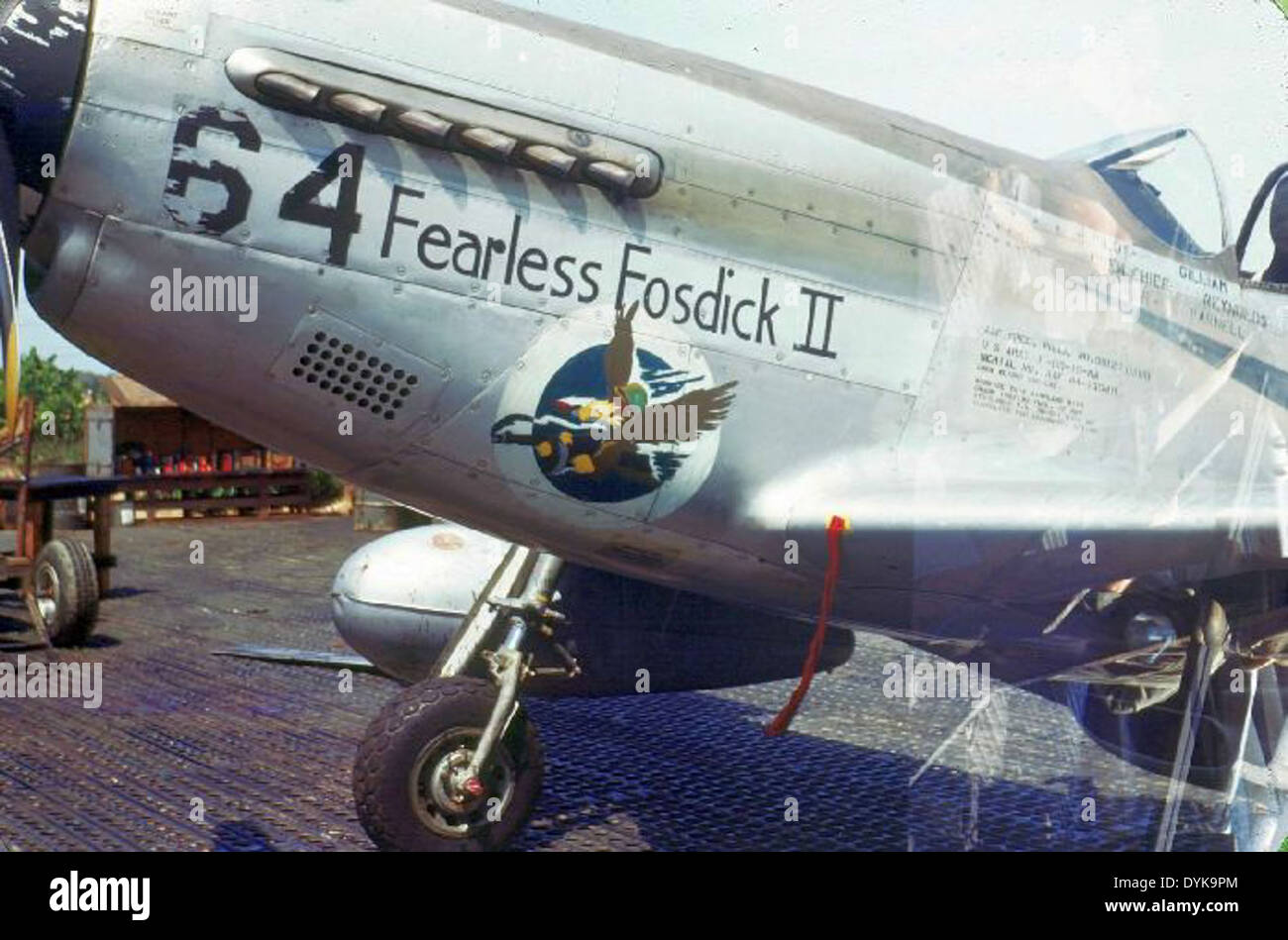 The North American P-51D Mustang, with the tail number 44-15549, was ...