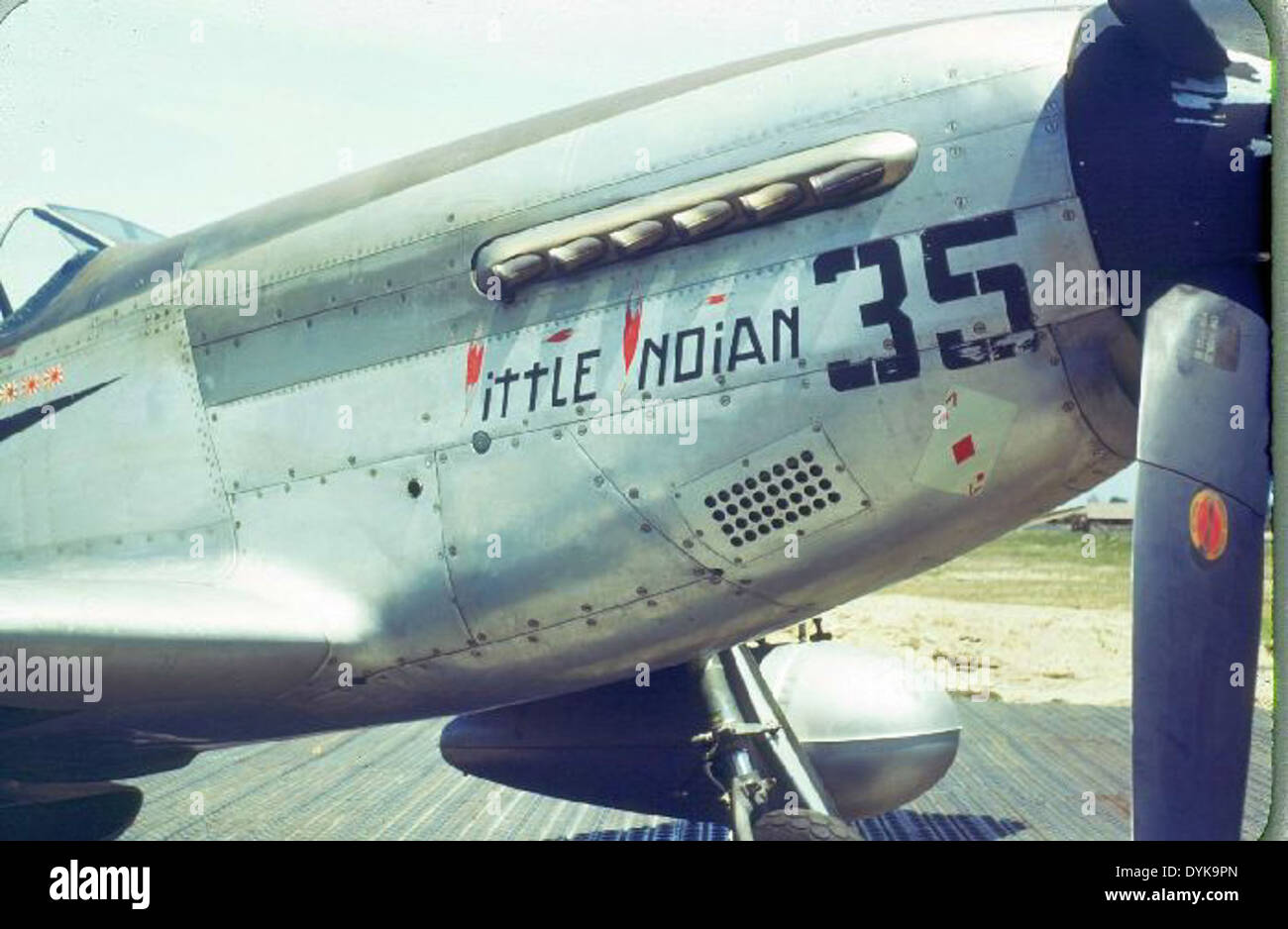 The North American P-51D Mustang 'Little Indian' was flown by Jack ...