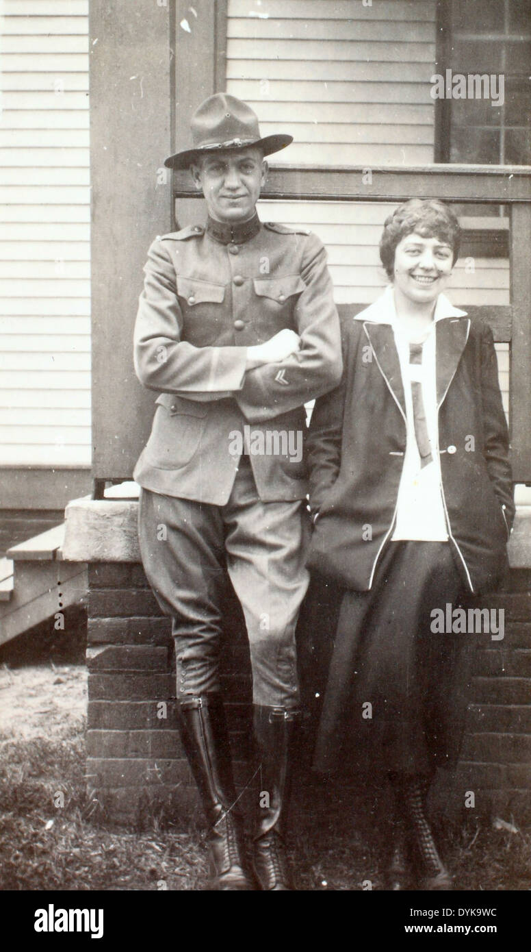 This historical photograph shows Lieutenant Maples and a fellow officer ...