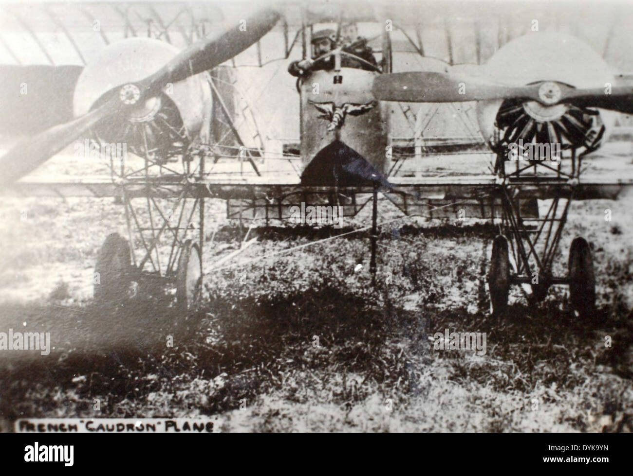 The Caudron biplane from 1917 was part of the French military’s ...