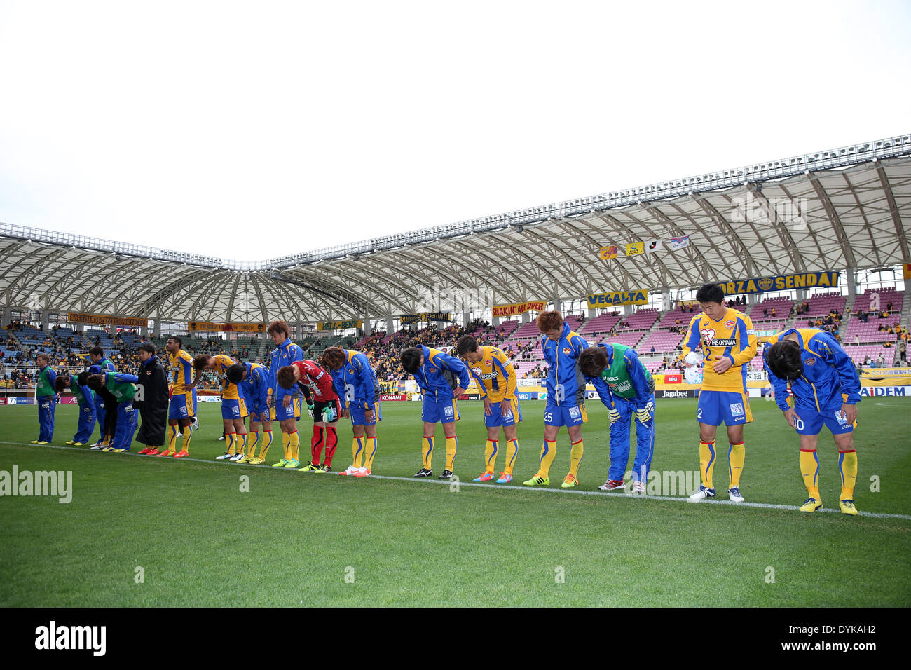 Vegalta Sendai Team Group, APRIR 19, 2014 - Football/Soccer : 2014 J ...