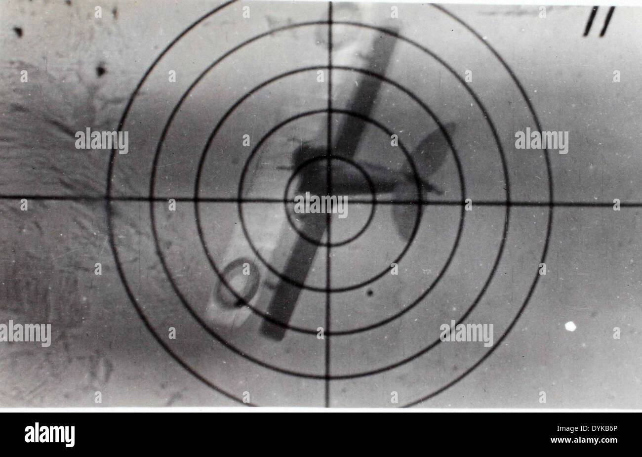 This image depicts a target sighting by the 110th Squadron during World ...
