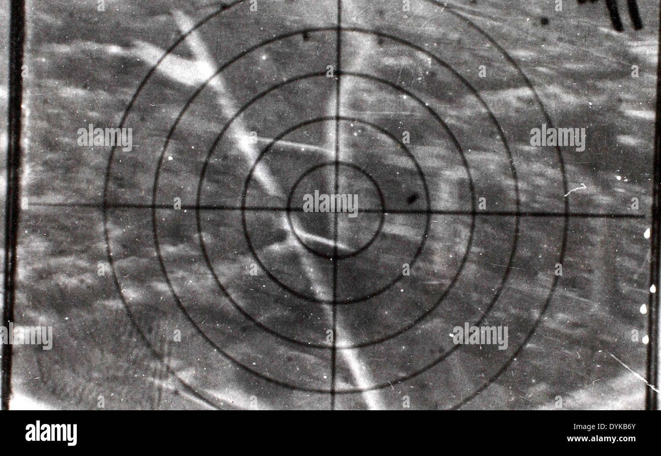 This image from the 86th Army Collection shows a target sighting ...