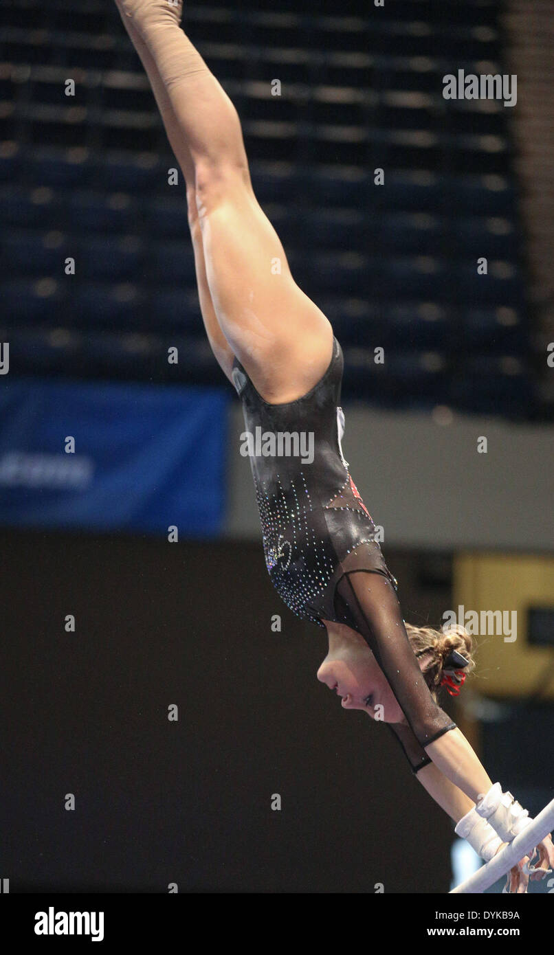 Birmingham, AL, USA. 20th Apr, 2014. April 20, 2014: Georgia's Lindsey ...