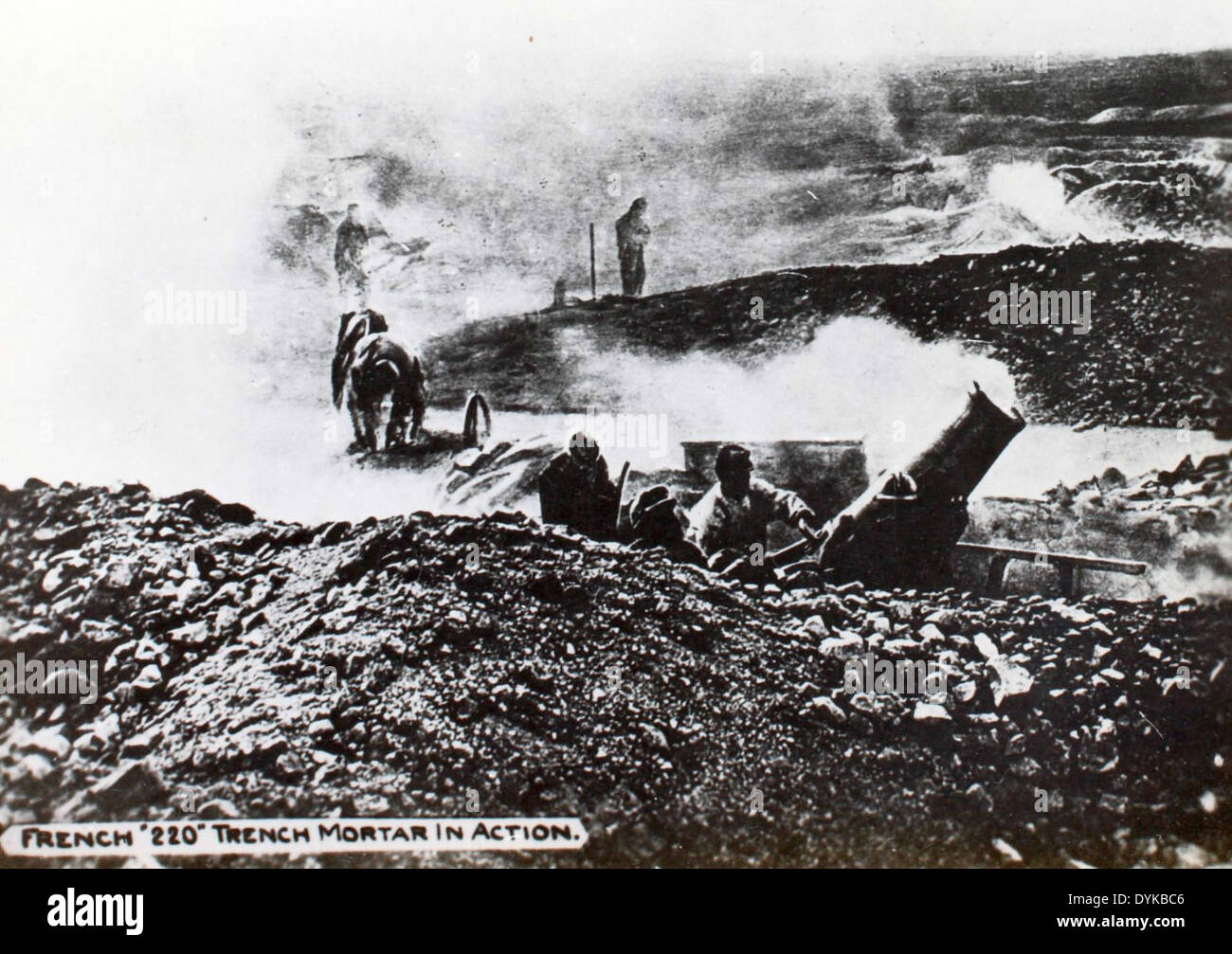French trench mortar hi-res stock photography and images - Alamy